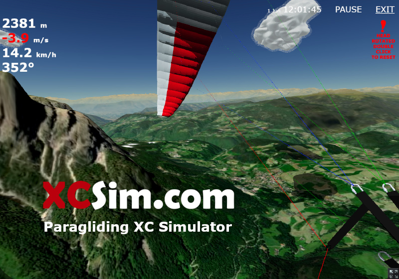 PARAGLIDING XC SIMULATOR ONLINE for PC, ANDROID, MAC | XCSIM.COM